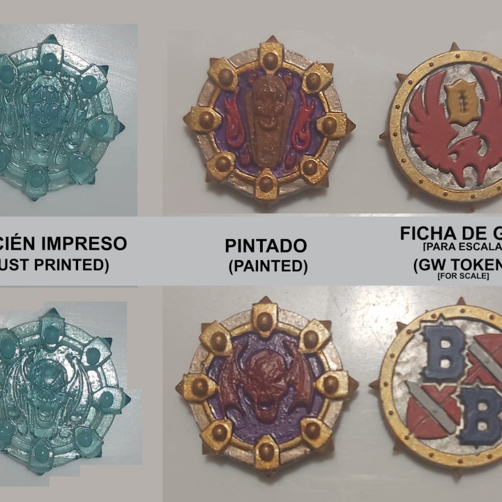 3D Print of Vampire balls & coin by Altxiruki