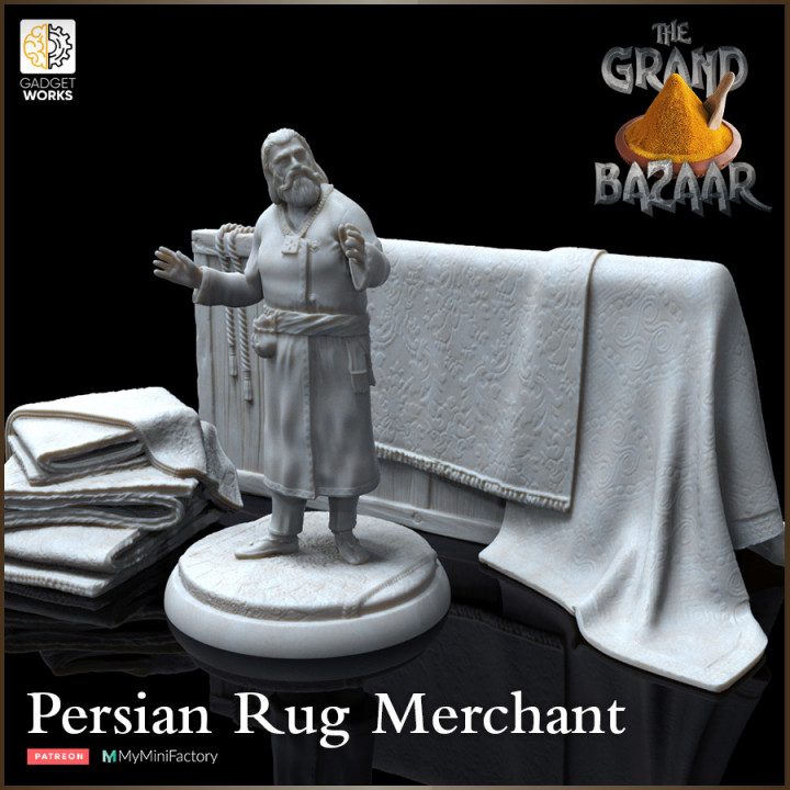 3D Printable Persian Merchant and soothsayer, 2 figure pack -The Grand ...