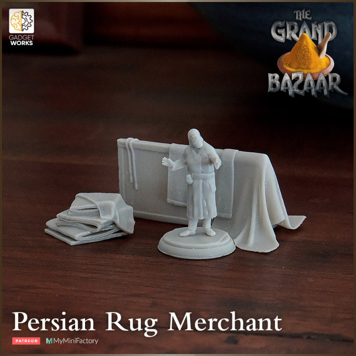 3D Printable Persian Merchant and soothsayer, 2 figure pack -The Grand ...