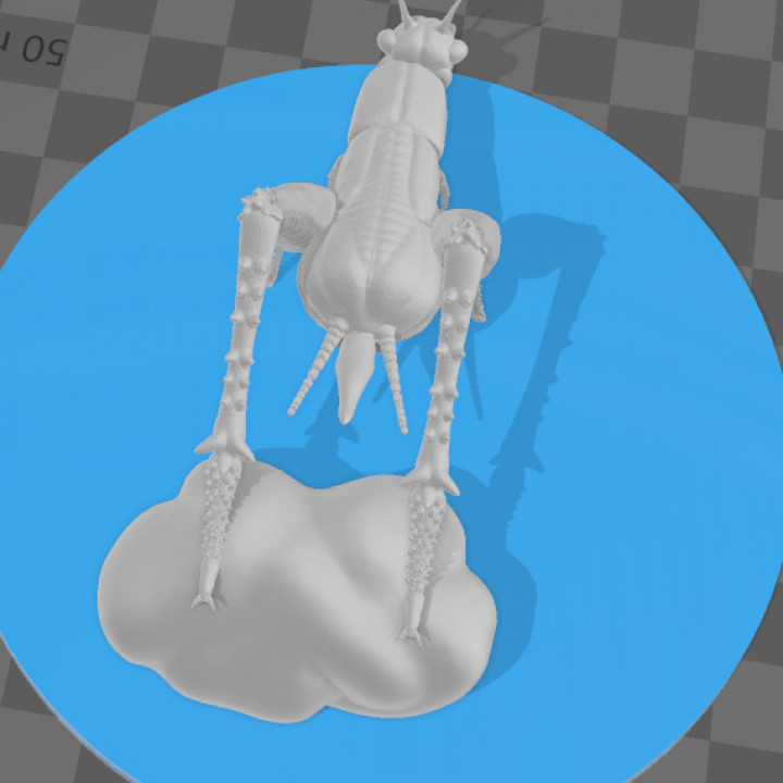3D Printable Giant Cricket by Joseph Cheney