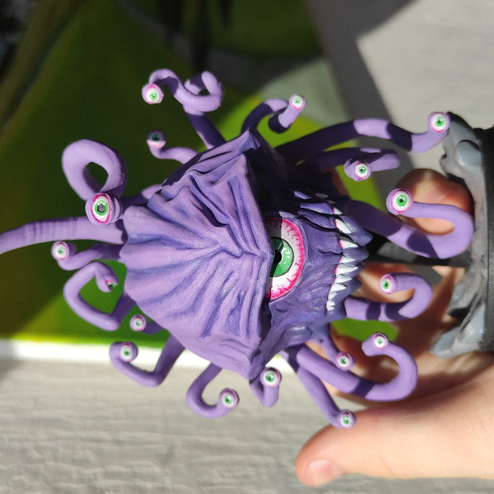 3D Print of Xazax the Eyemonger – Beholder Miniature by ijslollielekker