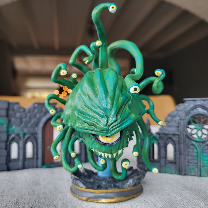 3D Print of Xazax the Eyemonger – Beholder Miniature by BoomStammen