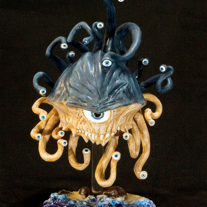 3D Print of Xazax the Eyemonger – Beholder Miniature by aredman