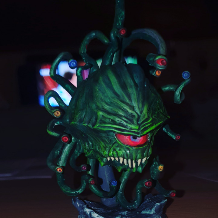 3D Print of Xazax the Eyemonger – Beholder Miniature by ms21