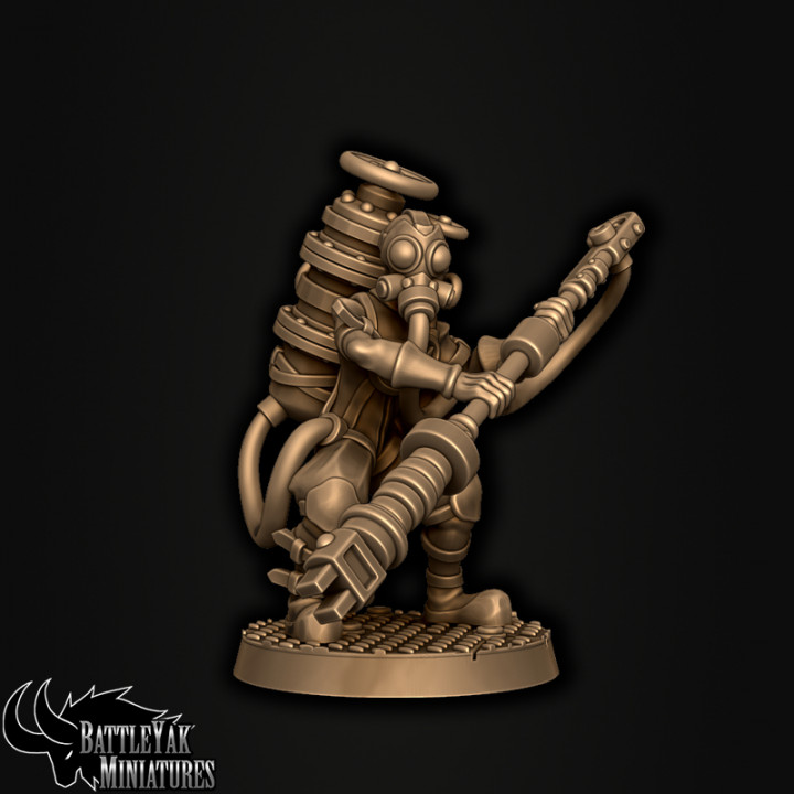 3D Printable Ethernaut Dive-Drudge B by Battle Yak Miniatures