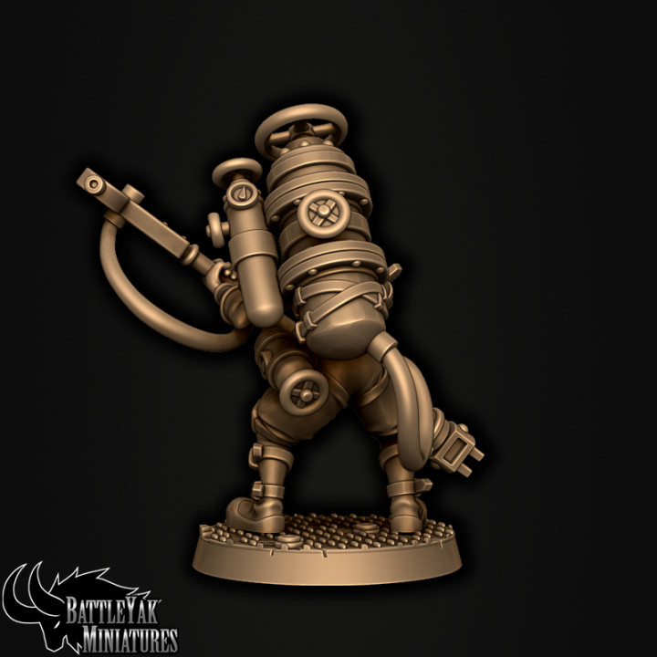 3D Printable Ethernaut Dive-Drudge B by Battle Yak Miniatures