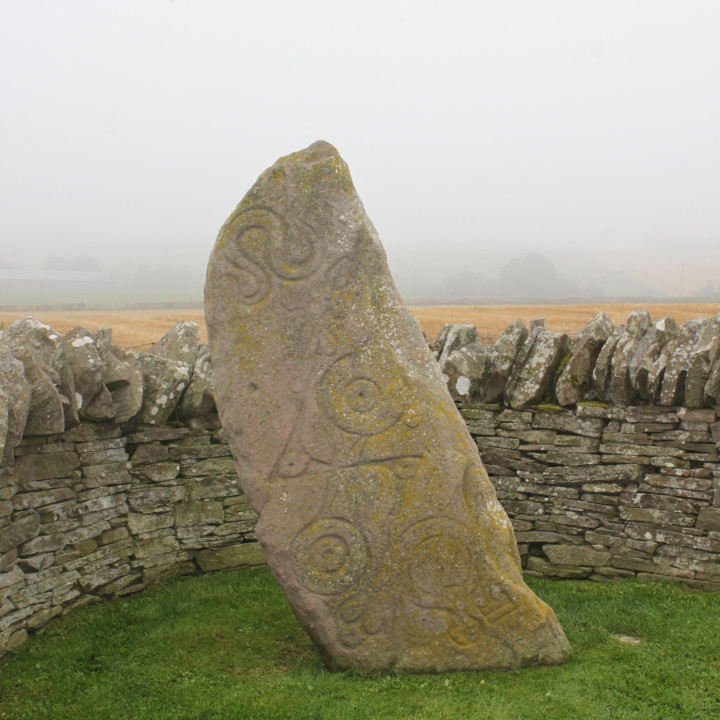 3D Printable Aberlemno Serpent Stone by F Liam Mckinstry