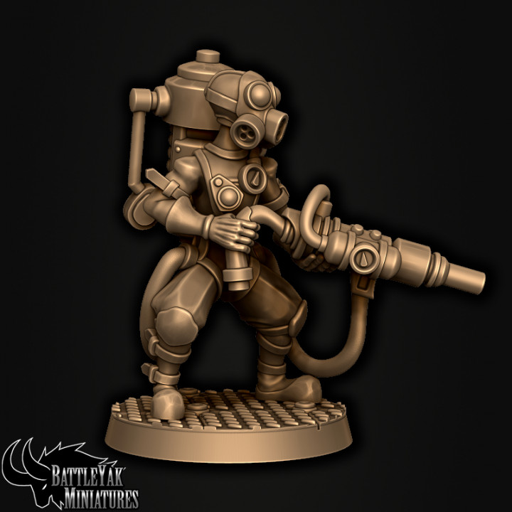 3D Printable Ethernaut Dive-Drudge D by Battle Yak Miniatures