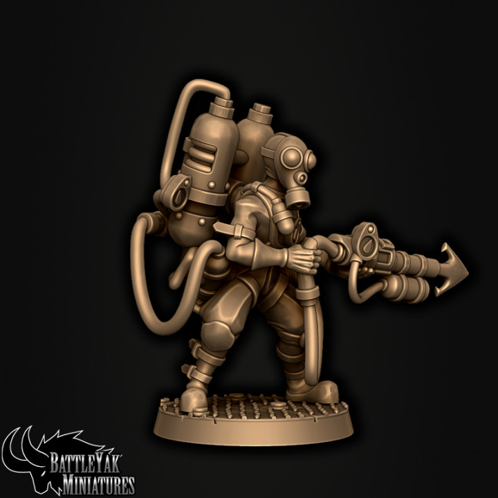 3D Printable Ethernaut Dive-Drudge E by Battle Yak Miniatures