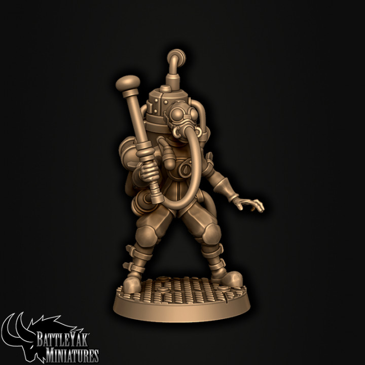 3D Printable Ethernaut Dive-Drudge G by Battle Yak Miniatures