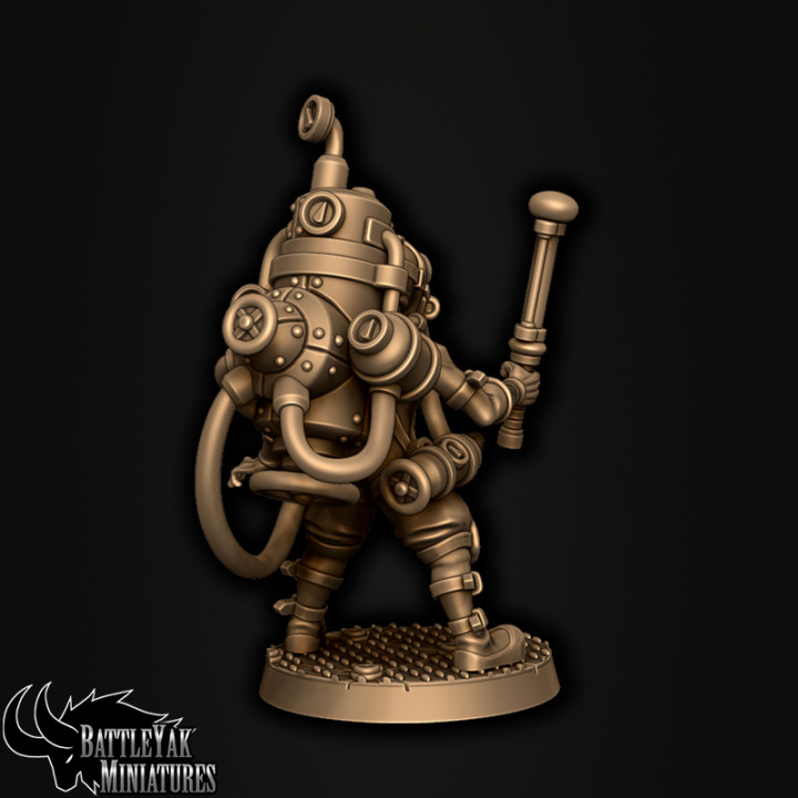 3D Printable Ethernaut Dive-Drudge G by Battle Yak Miniatures