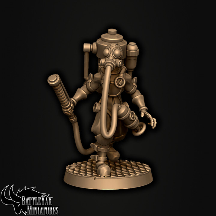 3D Printable Ethernaut Dive-Drudge H by Battle Yak Miniatures