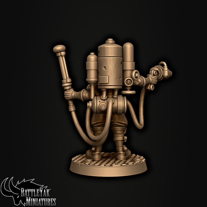 3D Printable Ethernaut Dive-Drudge I by Battle Yak Miniatures