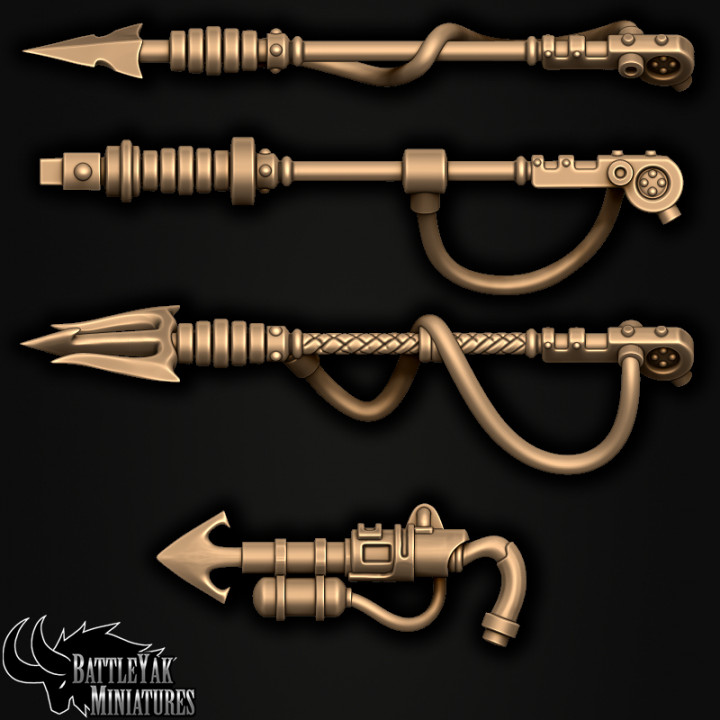 3D Printable Ethernaut Dive-Drudge Pack by Battle Yak Miniatures