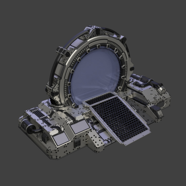 3D Printable Sci-Fi Portal by One Man Voice