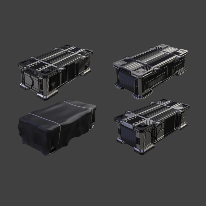 3D Printable Sci-Fi Monorail & Train by One Man Voice