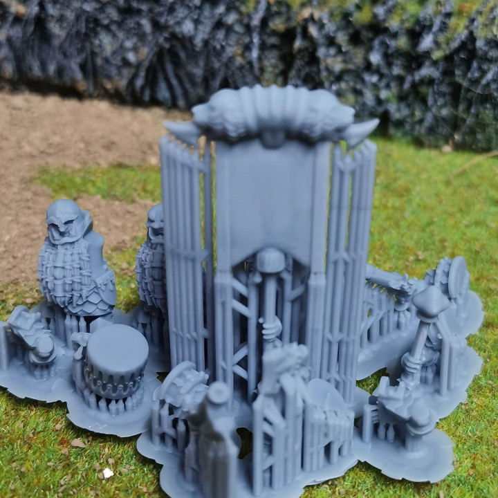 3D Printable CHAOS DWARF COMMAND GROUP 2 by Empire Miniatures