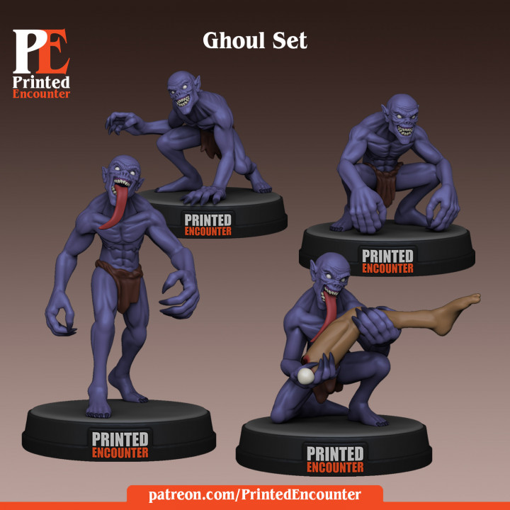3D Printable Ghoul Set by Printed Encounter