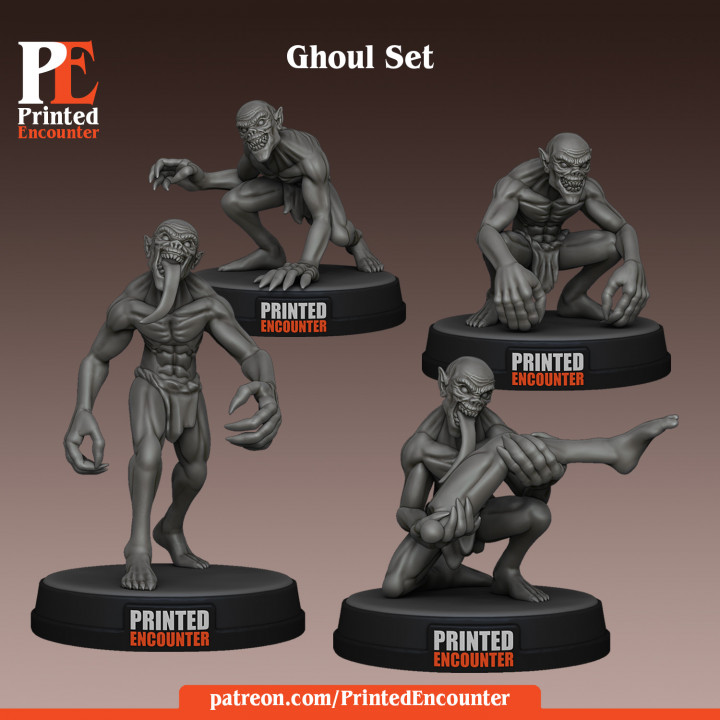 3D Printable Ghoul Set by Printed Encounter