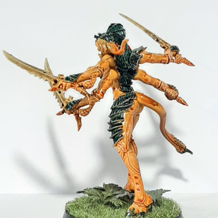 3D Print of The Hive Queen - Demure Wild Hive Queen - Space Bug PinUp ...