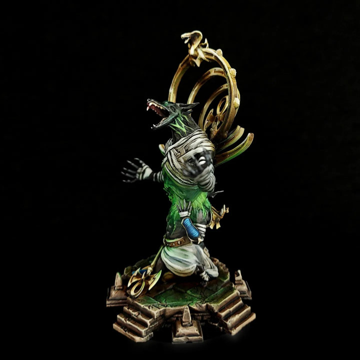 3D Printable Anubis Avatar (pose 01) by Mini Monster Mayhem