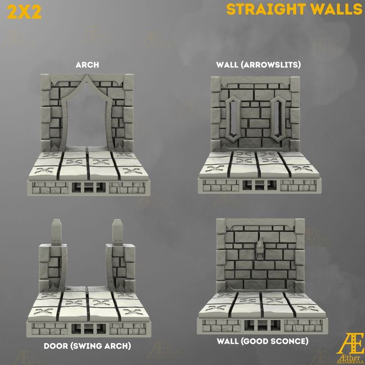 3D Printable AEDARK01A - Dark Manor by Aether Studios