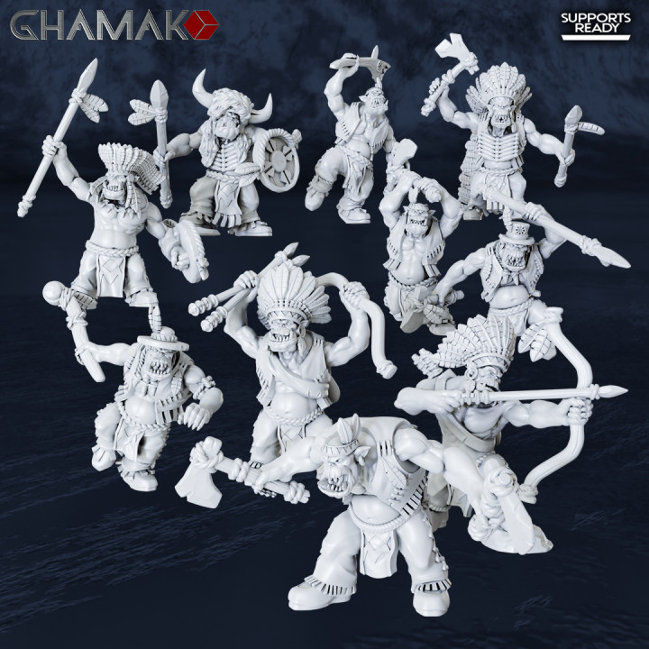 3D Printable Native Orkz by Ghamak