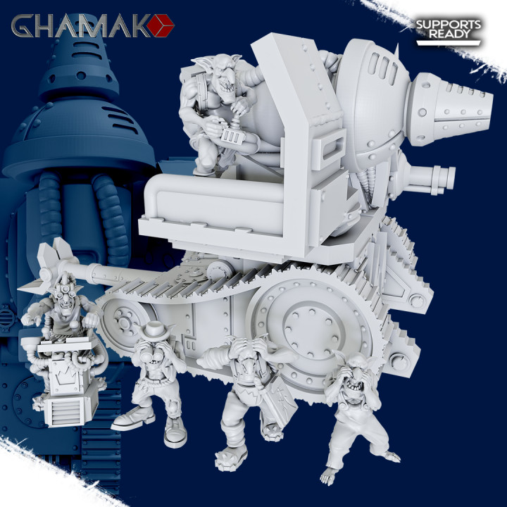 3D Printable Kannon Squad and krew by Ghamak