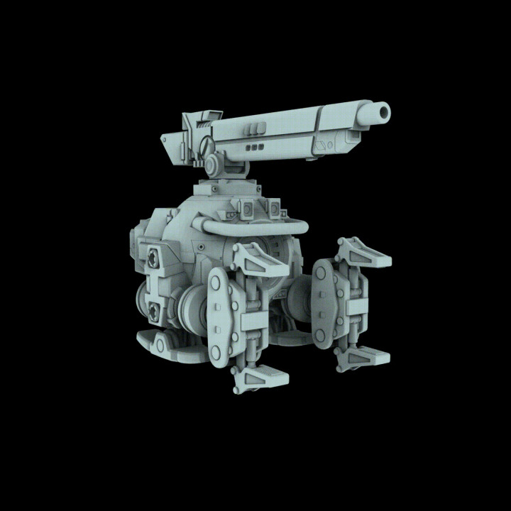 3D Printable Autonomous Sniper Ball and Moa Operator by LeesedRenfort