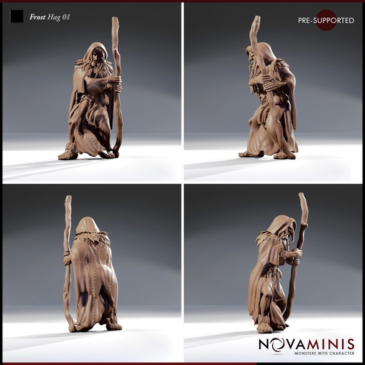 3D Printable Frost Hag 01 by NovaMinis