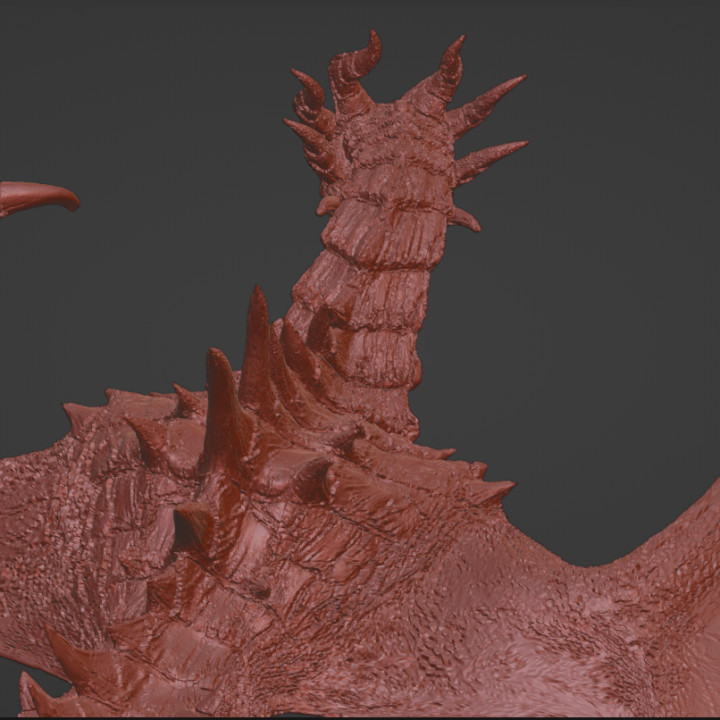 3D Printable Red dragon by Goodcat3d