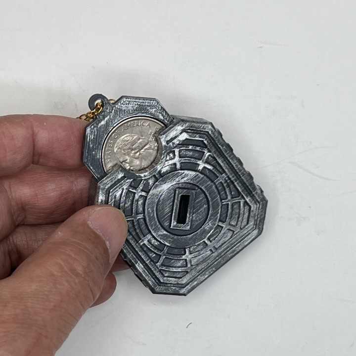 3D Printable Coin Magic Prop - Key through Coin V2: US quarter by Izu ...