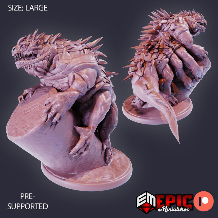 3D Printable Basilisk Classic Climbing / Petrifying Giant Snake ...