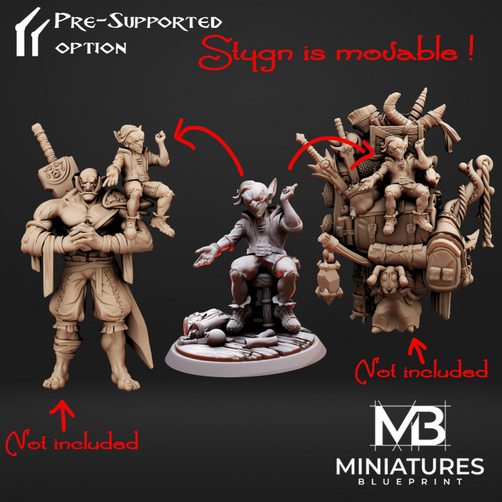 3D Printable Stygn Shady Merchant by Miniatures Blueprint