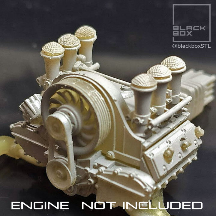 3D Printable VELOCITY STACK FOR FLAT SIX ENGINE 1-24TH FOR MODELKITS ...