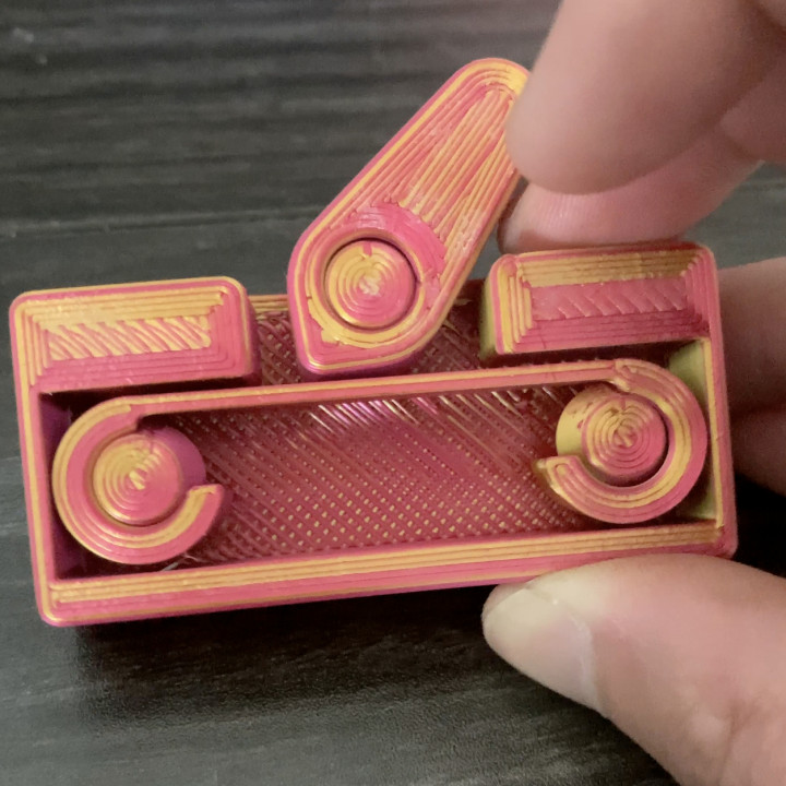3D Printable Fidget Switch - Print-In-Place Bistable Mechanism Example ...