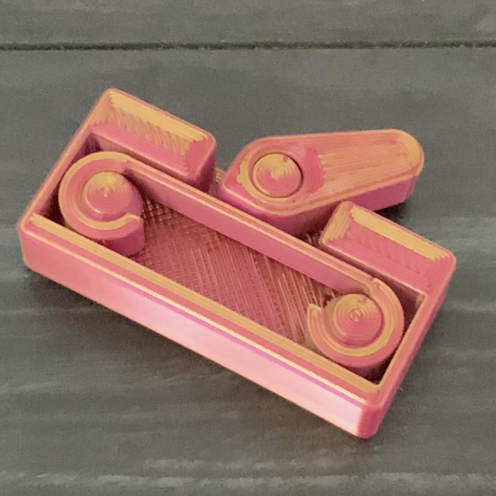 3D Printable Fidget Switch - Print-In-Place Bistable Mechanism Example ...