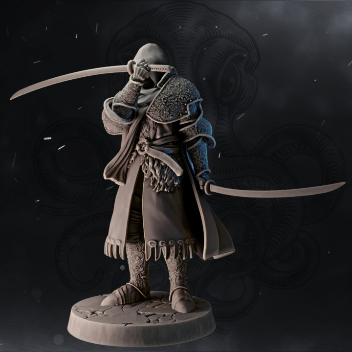 3D Printable Exiled Knight by realsteone miniatures