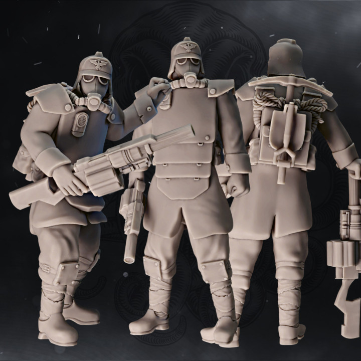 3D Printable Miner Knight by realsteone miniatures