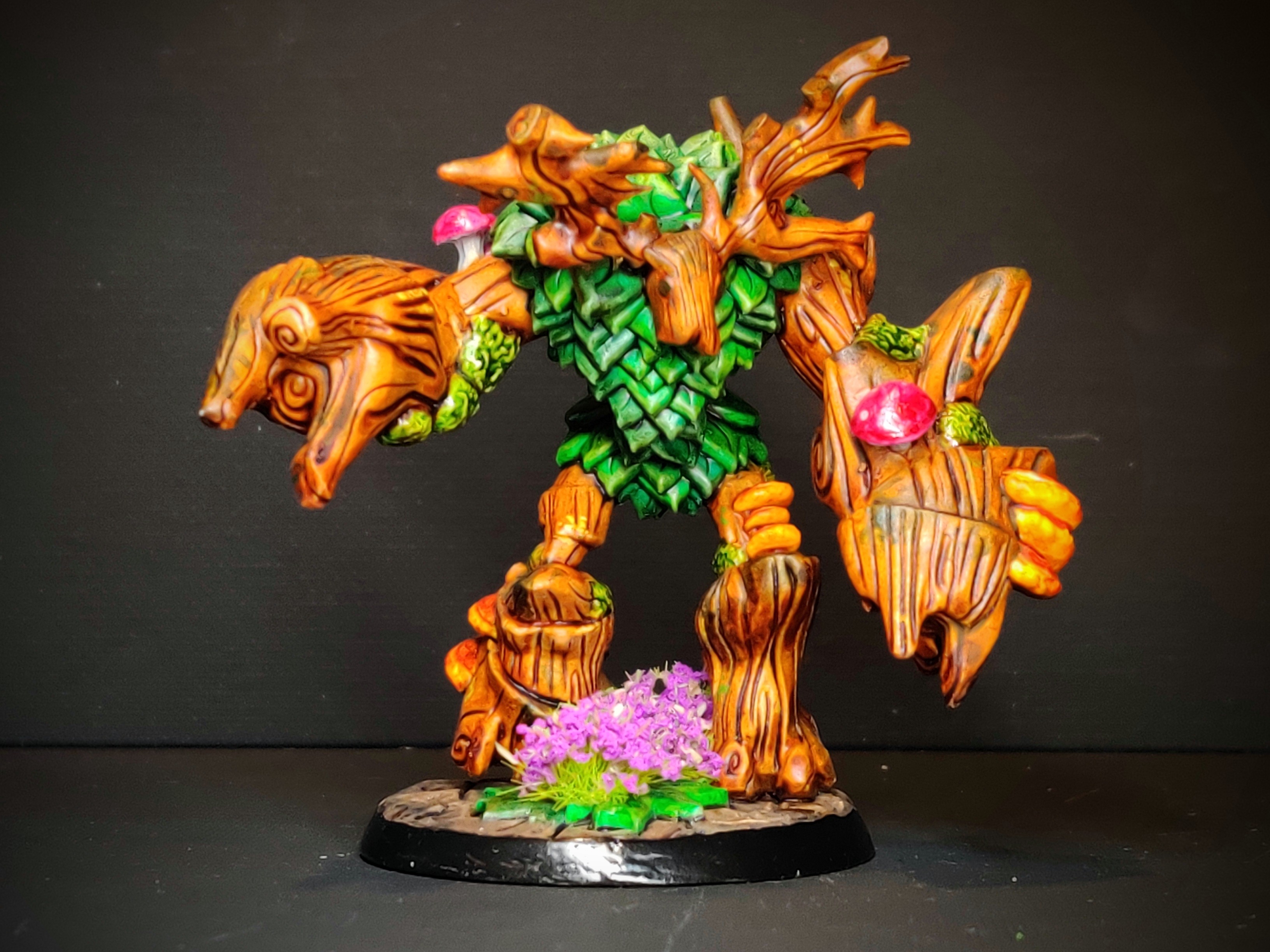 3D Printable Oaken Forest Golem (pre-supported included) 50mm Base by ...