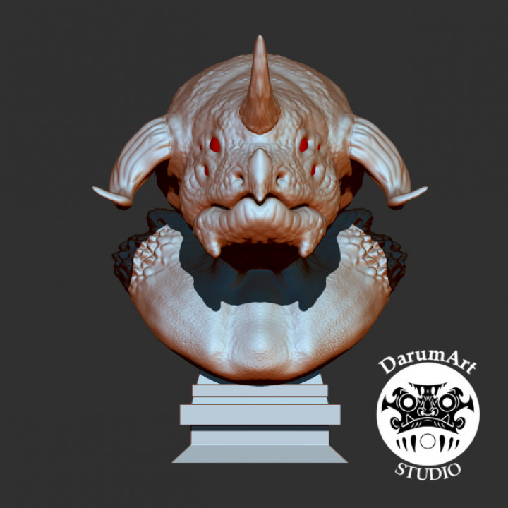 3D Printable Dhomo (Bust) - FREE by DarumArt_Studio