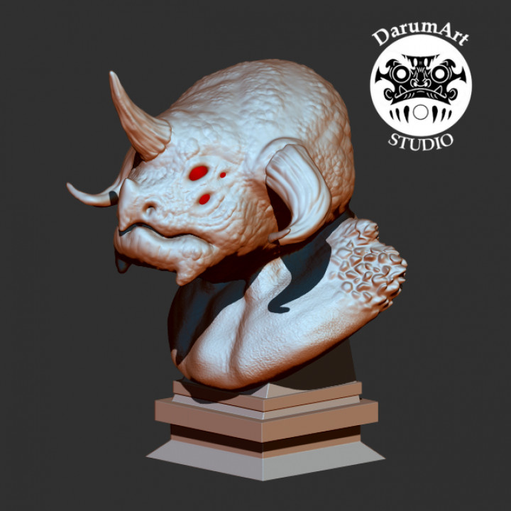 3D Printable Dhomo (Bust) - FREE by DarumArt_Studio