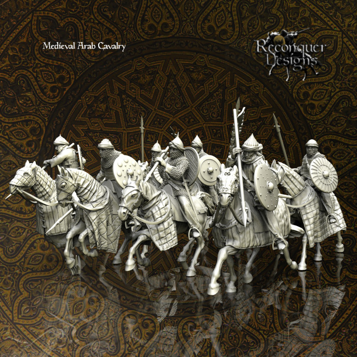 3D Printable Early Medieval Arab Cavalry by Reconquer Designs