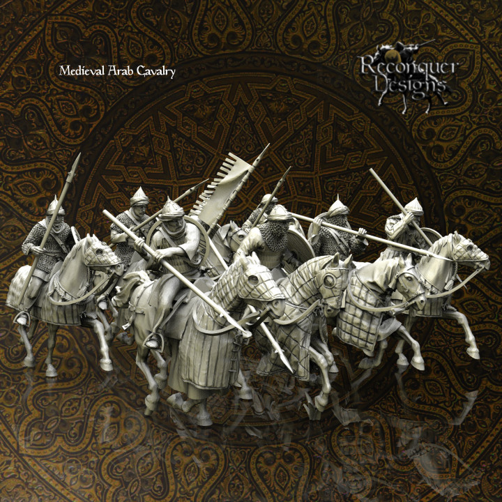 3D Printable Early Medieval Arab Cavalry by Reconquer Designs