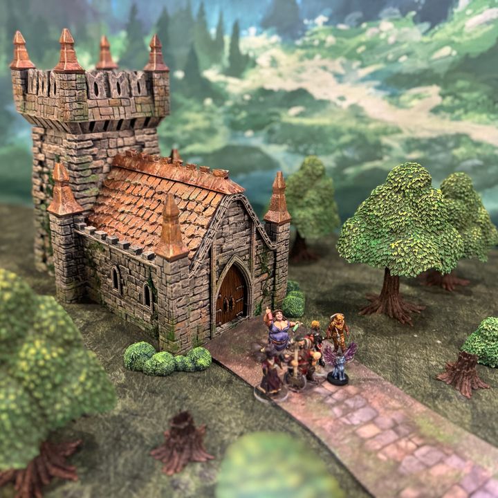 3D Print of Small Scriptorium by wwchrism