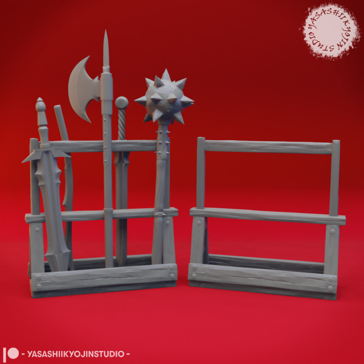 3D Printable Weapons - Tabletop Props (Pre-Supported) by Yasashii ...