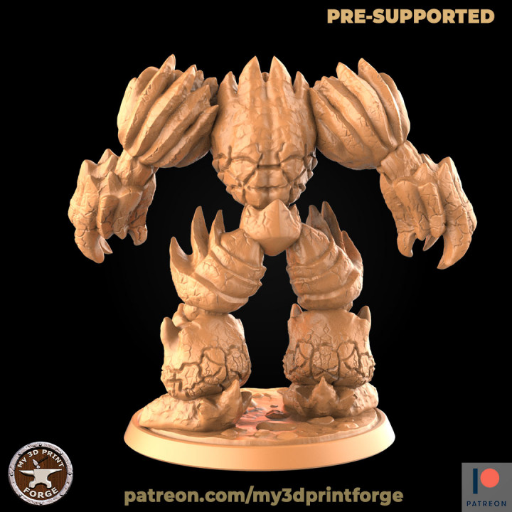 3D Printable Golem Boss Supremus by My3DPrintForge