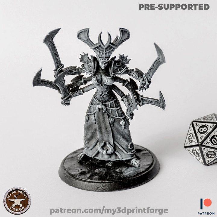 3D Printable Demon Mother Attack by My3DPrintForge