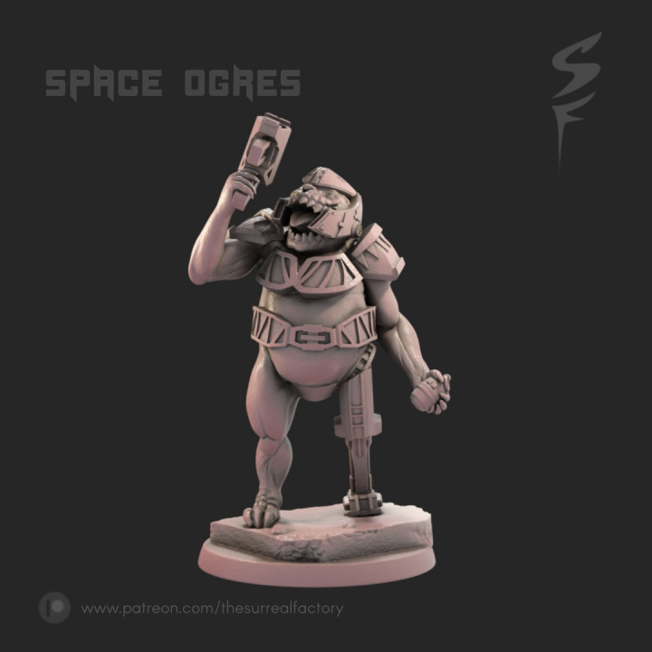 3D Printable Space Ogres - Set by TheSurrealFactory