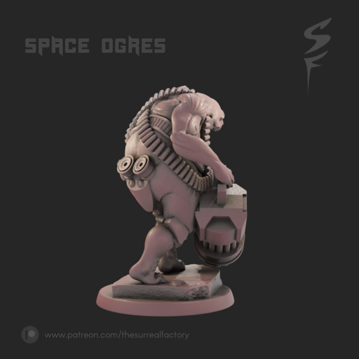 3D Printable Space Ogres - Set by TheSurrealFactory